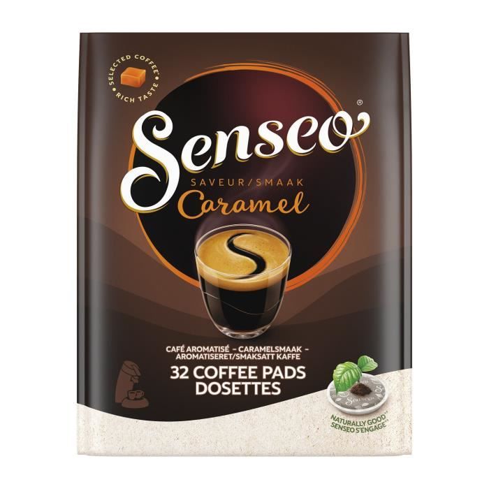 LOT DE 4 - SENSEO - Caramel Café dosette Senseo Saveur Caramel - 32 ...