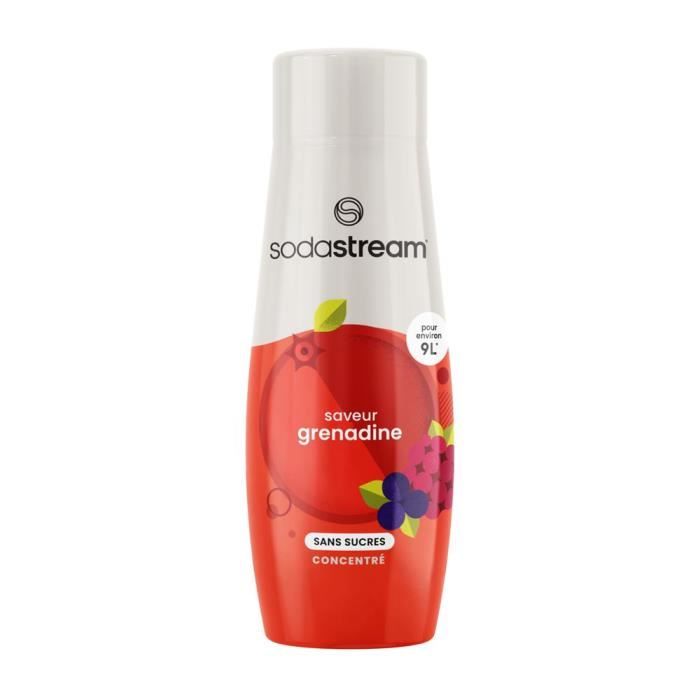 Sirop et concentré - Sodastream - GRENADINE - SANS SUCRES - 440ml - 9 ...