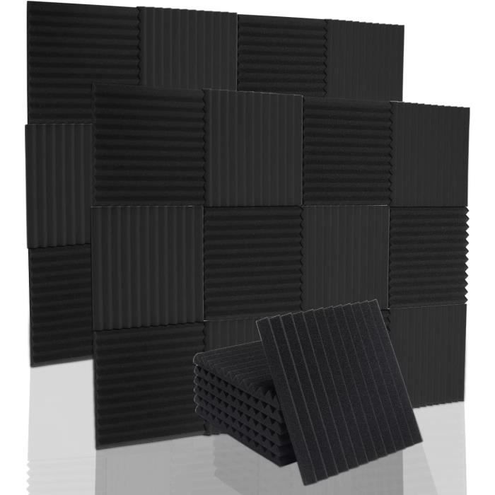 12 pièces Mousse Acoustiques Panneaux de Acoustique Pour de Studio ...