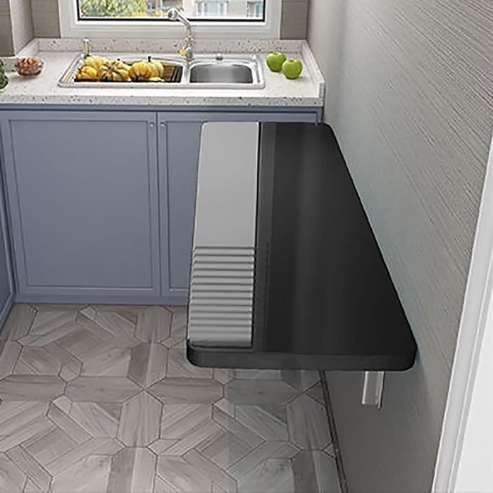 Table Pliante Flottante Murale Cuisine Pliante, Rabattable En Bois ...