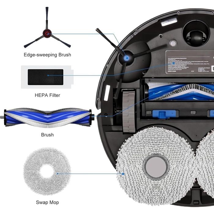 Pour Aspirateur Robot Combiné pour T30S, Pièces de Rechange T30s ...