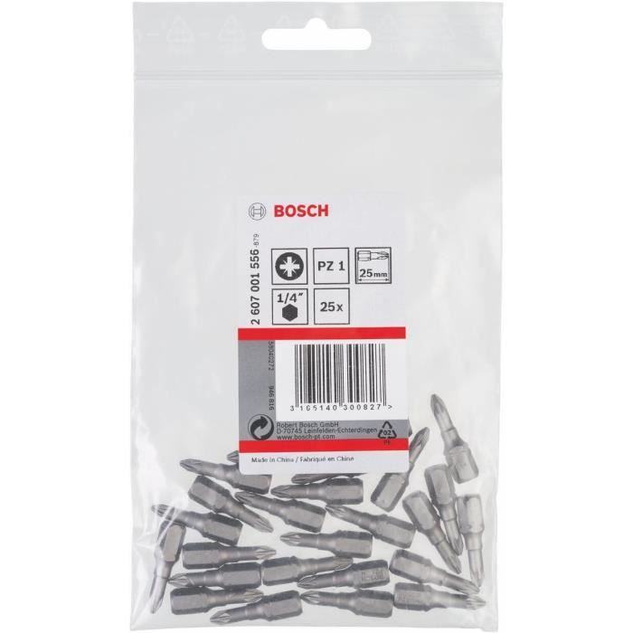 2 607 000 206 Embout Extra Dur Pz 1 25 Mm[u1070] - Cdiscount Bricolage