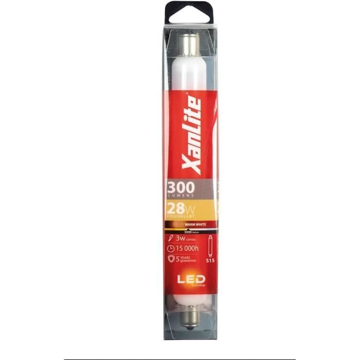 Tube Led Neon Classique Culot S19 - Plafond Angle Éclairage 160°- 8,5W ...