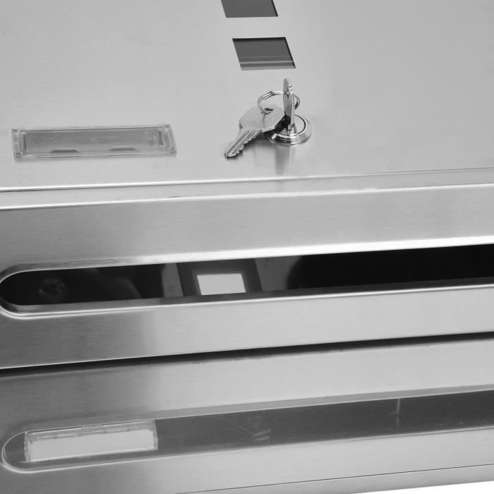 Mothinessto Boîtes de poste Boîte aux Lettres Européen Fente Étroite ...