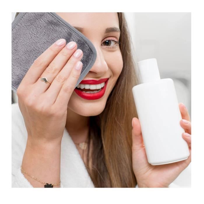 Lingette Demaquillante - Non spécifié - 8 Pcs - Lavable - Microfibres ...