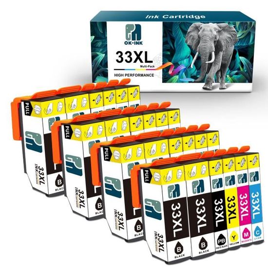 OK-INK 24 Pack Cartouche Epson XP-7100 XP-540 XP-530 XP-640 XP-635 XP ...