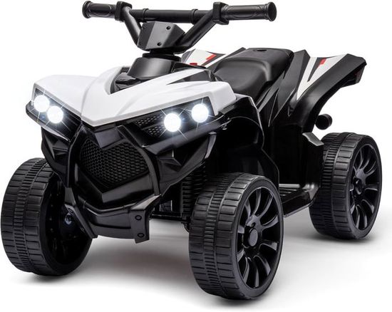Voiture Electrique Enfant ATV, 6V Quad Electrique pour Enfants avec Musique, Klaxon, Phares LED ...