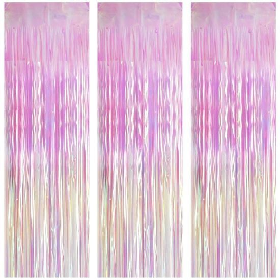 Aluminium Rideaux Métallique Rideaux Franges pour Fête Anniversaire ...