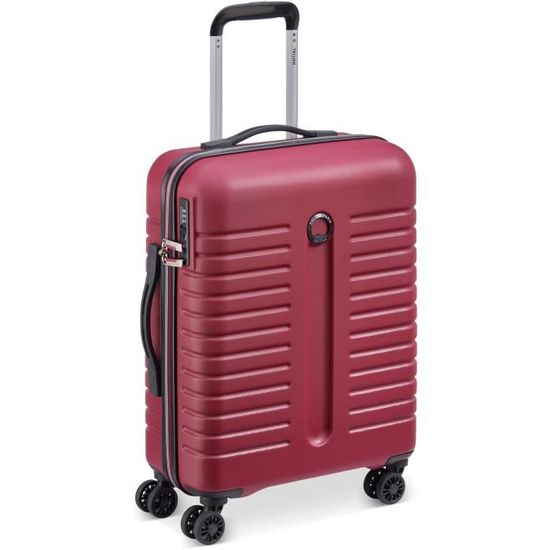 DELSEY Valise Cabine Iroise Trolley Slim 55 cm Rouge
