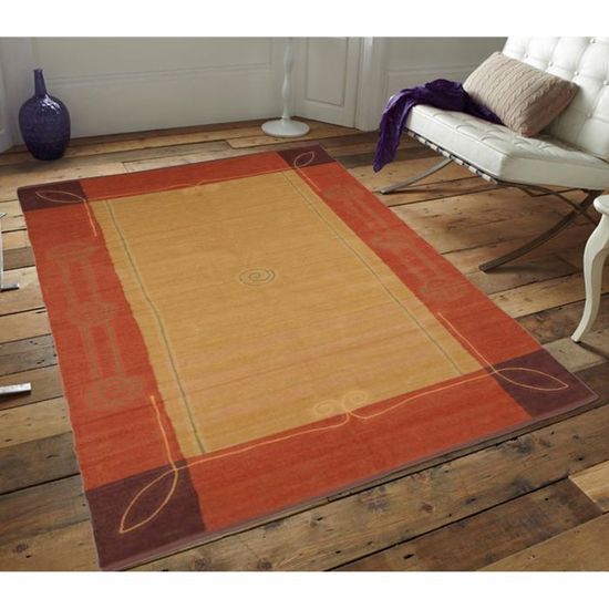 CALCUTTA 120x180 99255 rouille - Cdiscount Maison