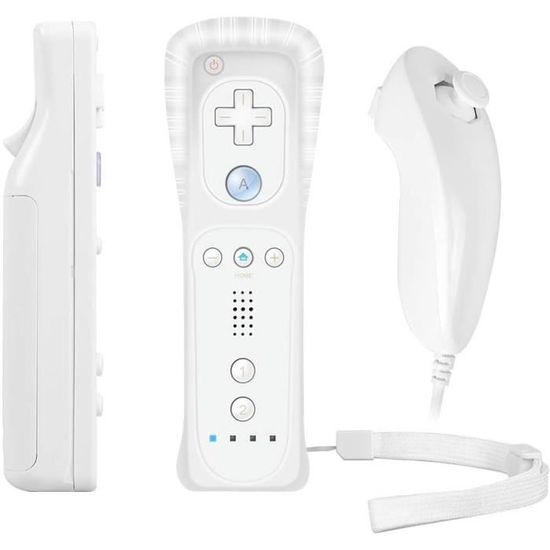 Manette Pour Nintendo Wii, Télécommande Manette Nunchuck Built In ...