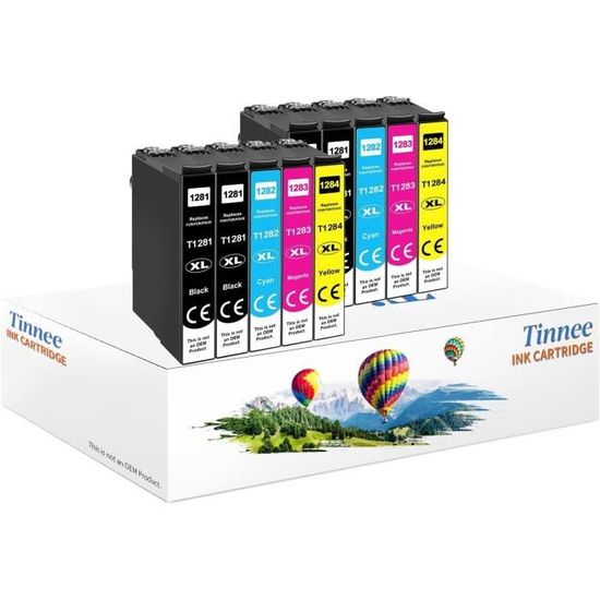 T1285Xl Multipack Remplacement Pour Cartouche Epson T1285 Multipack ...