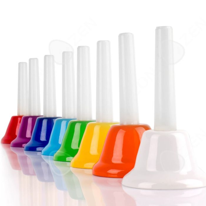 C Instrument de musique 1 lot de 8 horloge tactile colorée instrument ...