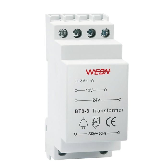 BT8-8 8V 12V 24V Bell Transformateur de sonnette de porte de tension nominale 230/240vac 50/60 ...