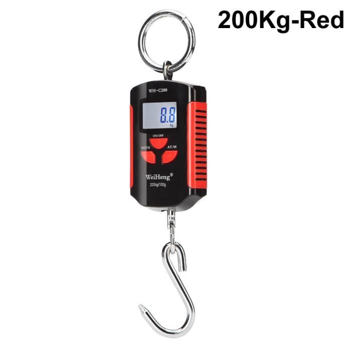 200 kg-rouge - Balance numérique pour Micro grue, amovible, Portable ...