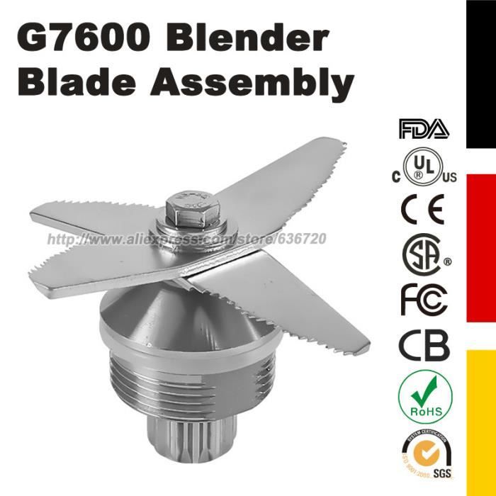 G7600 Blender Couteau - Ensemble de lame de mélangeur, couteau ...