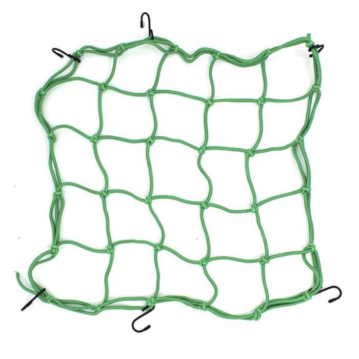 Sac-filet de coffre,Filet à Bagages pour Moto et Vélo,6 Crochets ...