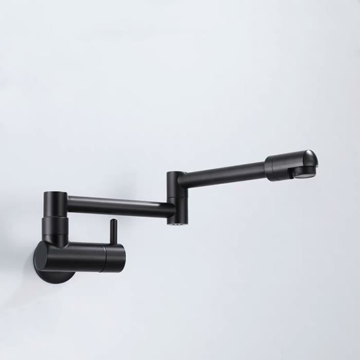 Set accessoires,Robinet télescopique pliant en laiton chromé,montage ...