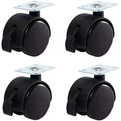 Roulette Tournante Roulettes Pvc Cabinet Table Jardinière En Nylon ...