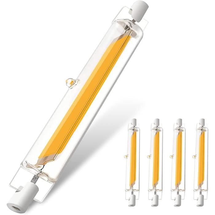Ampoules R7S LED 78mm Dimmable,10W LED R7S Équivalent é 100W Ampoule ...