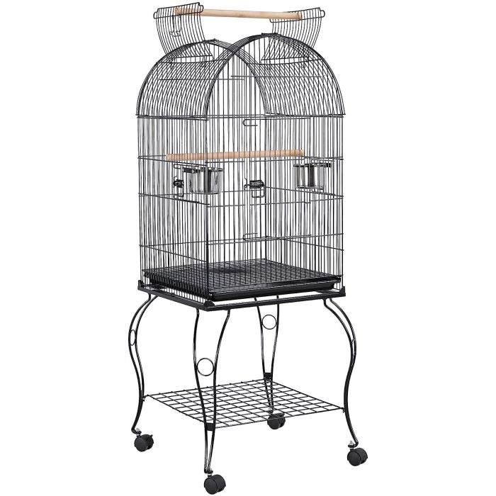 Cage à Oiseaux avec Toit Ouvrable Cage Perruche Canaries Mandarin sur ...