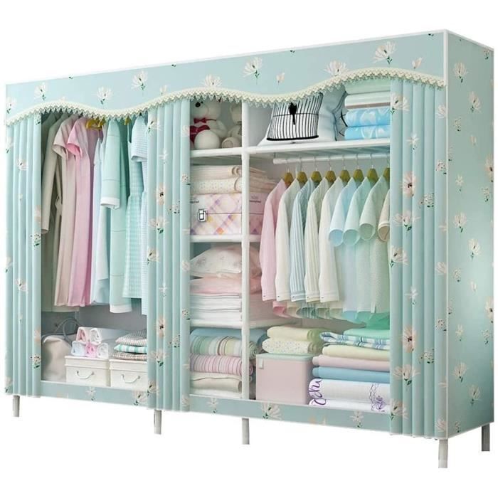 Armoire Penderie Armoire armoire armoire portable placard étagères avec ...