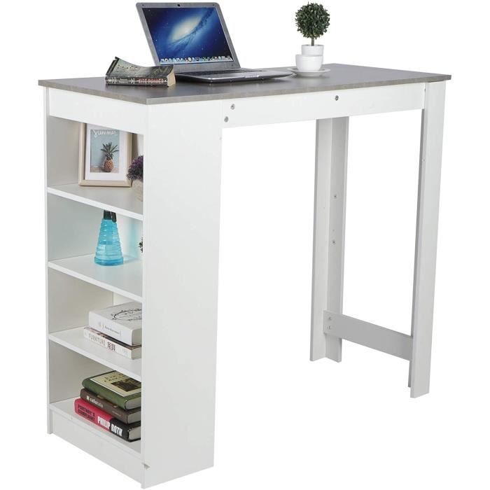Table de bar, table de bar, table de bar, blanc, pour cuisine a ...