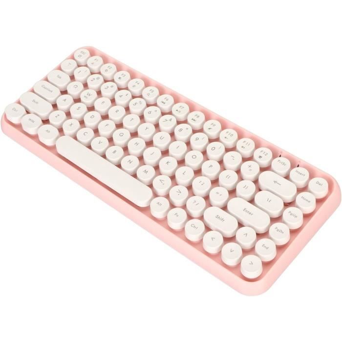 Clavier, Touches Rondes 84 Touches Clavier Rétro Alimenté Par Batterie ...