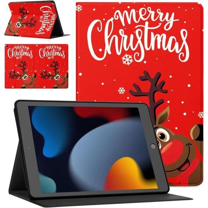 Tablet Noël Coque pour Apple iPad Air 2 9.7 Cuir PU en Silicone Housse ...