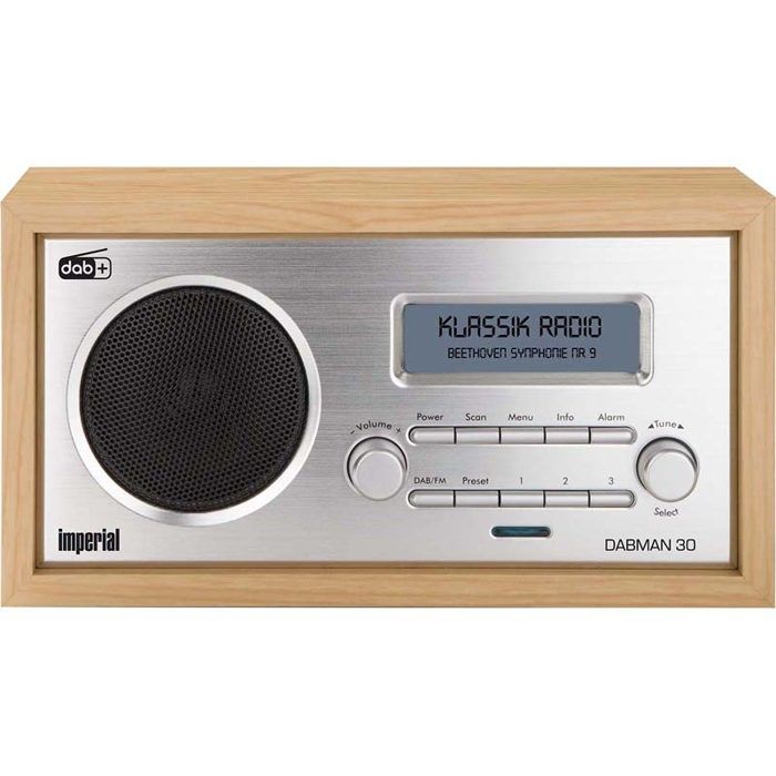 Radio portative DAB - DIGITALBOX IMPERIAL DABMAN 30 - Tuner radio DAB ...