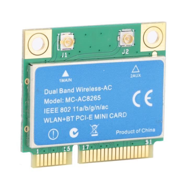 MINI PCI ‑ E double bande Carte MINI PCI-E Double Bande 2,4GHz-5GHz ...