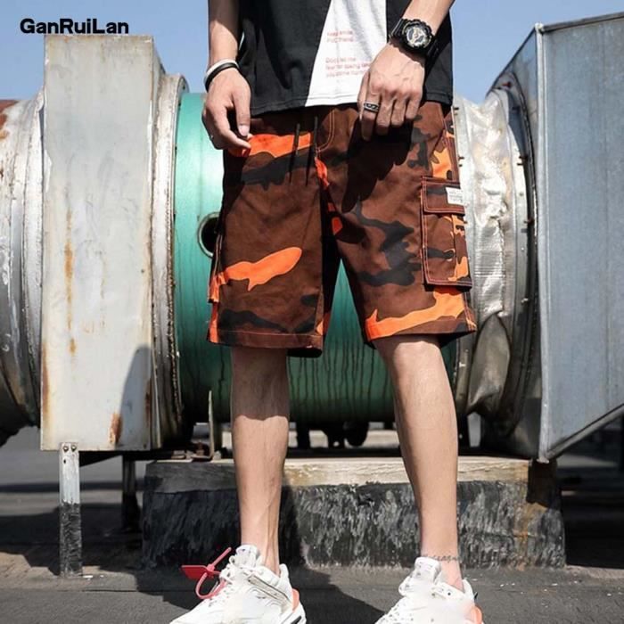 Short,Short d'été pour homme, nouveau motif, court décontracté ...