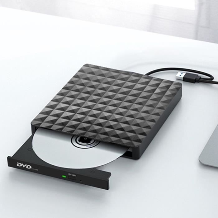 UNI XD002 5V Lecteur DVD RW Externe Graveur USB 3.0 Type-C Ultra Mince ...