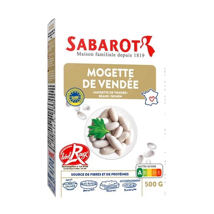 Mogettes de Vendée Label Rouge paquet de 500g Sabarot - Cdiscount Au ...
