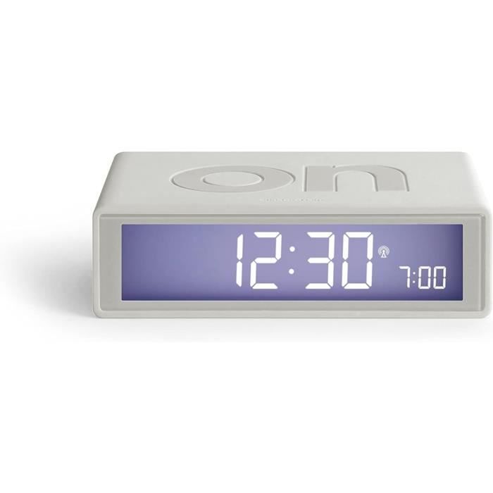 Flip+ Réveil Matin Lumineux, Réversible Avec Faces On Off Et Fonction Snooze, À Écran Lcd Et ...