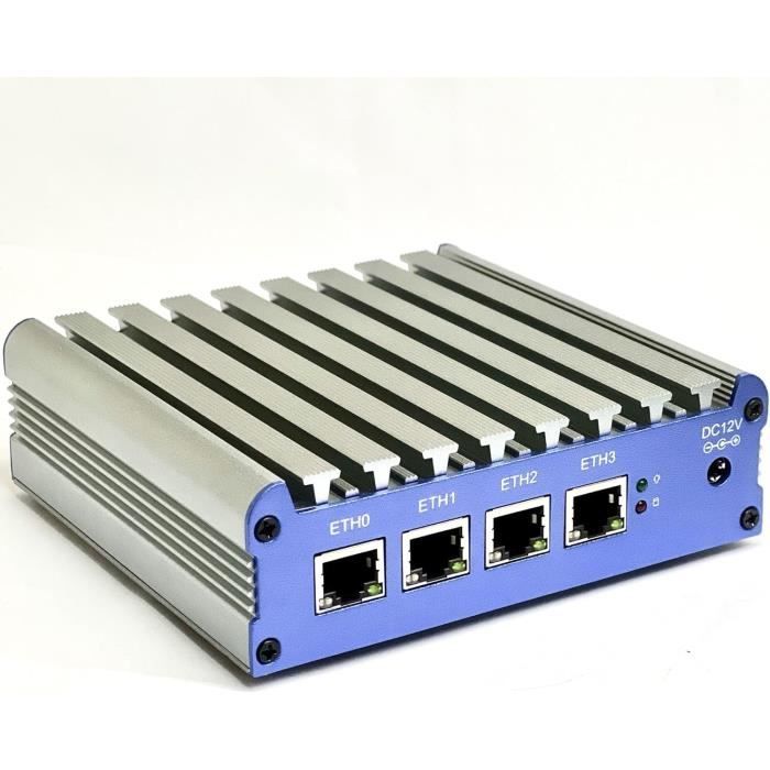 J4125 Quad Core Firewall Micro Appliance, Mini Pc, Nano Pc, Router Pc With 8G Ram 128G Ssd, 4 ...