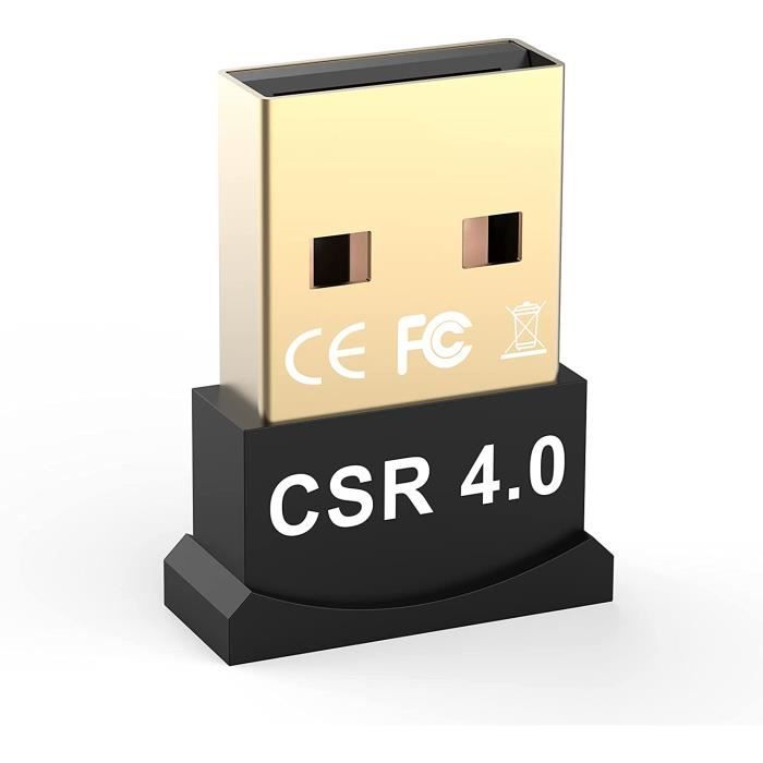 Yizhet Dongle USB Bluetooth Adaptateur Mini clé USB Bluetooth 4.0 avec ...