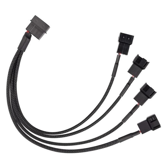 Câble Répartiteur De Ventilateur Pwm, Câble D'Alimentation Molex 4 ...