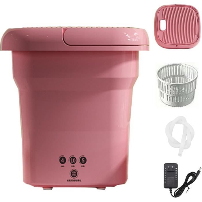 Machine A Laver Portable, Mini Machine À Laver Avec Lumière Bleue Mini ...