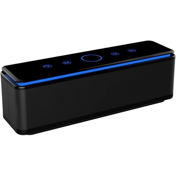 Enceinte Bluetooth Portable Sans Fil Avec Double Pilote De Basses ...