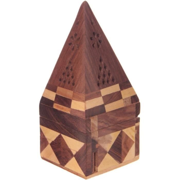 Porte-Encens Cône Pyramide - Bois De Sheesham - Pe172[b7064 ...