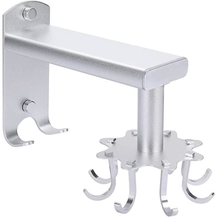 Crochet Rotatif De Cuisine Avec 8 Crochets Crochet Mural Télescopique ...