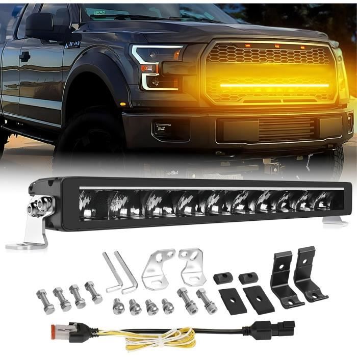 Barre Rampe Led Drl 22" 100W 12500Lm Projecteur Longue Portée ...