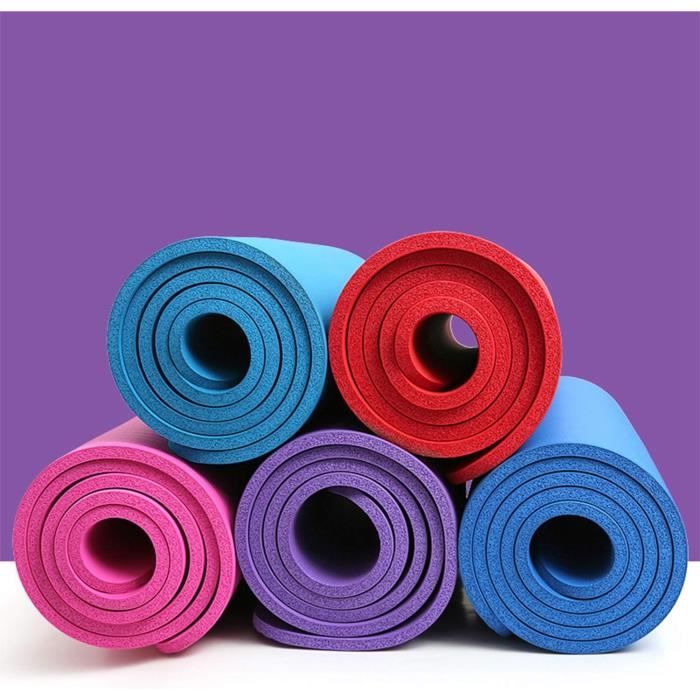 Tapis De Yoga 8 Mm, Épais, Coussin Antidérapant Pour Salle De Gym ...