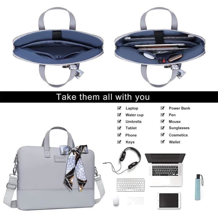 Housse Laptop Sac Pour Femmes 13,3 Pouces Laptop, Compatible Avec ...