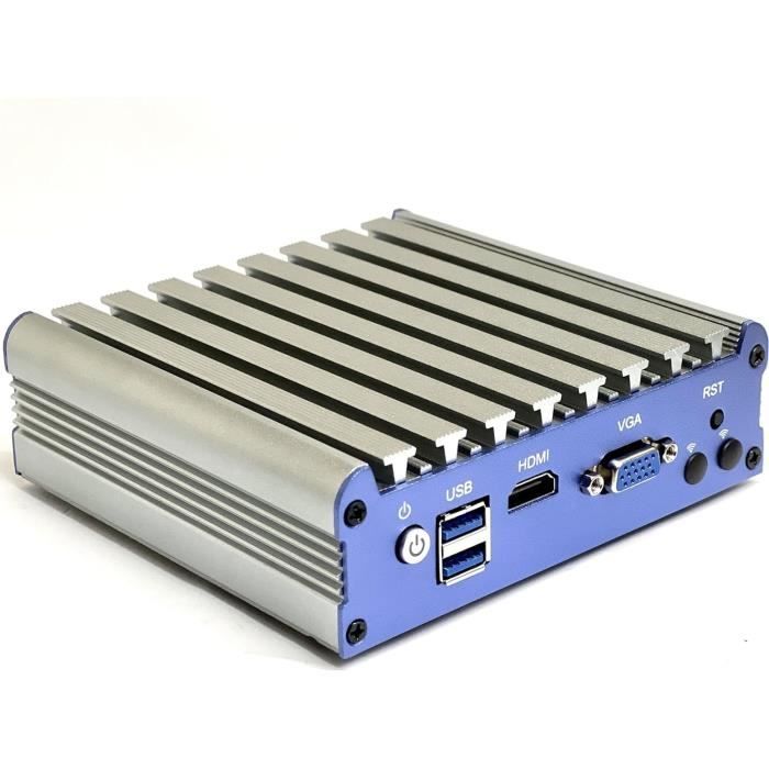 J4125 Quad Core Firewall Micro Appliance, Mini Pc, Nano Pc, Router Pc With 8G Ram 128G Ssd, 4 ...
