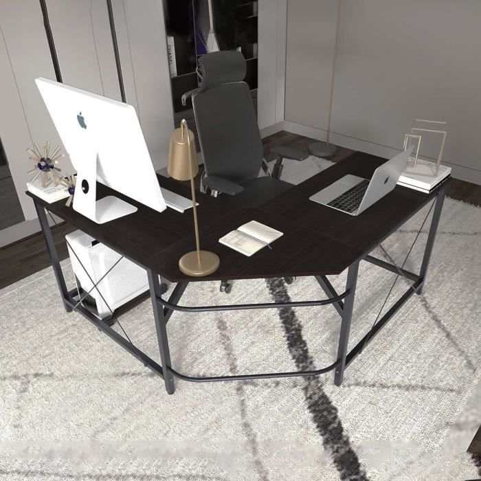 Bureau D'Angle, Bureaux Et Postes De Travail Bois, Bureau Gaming En ...
