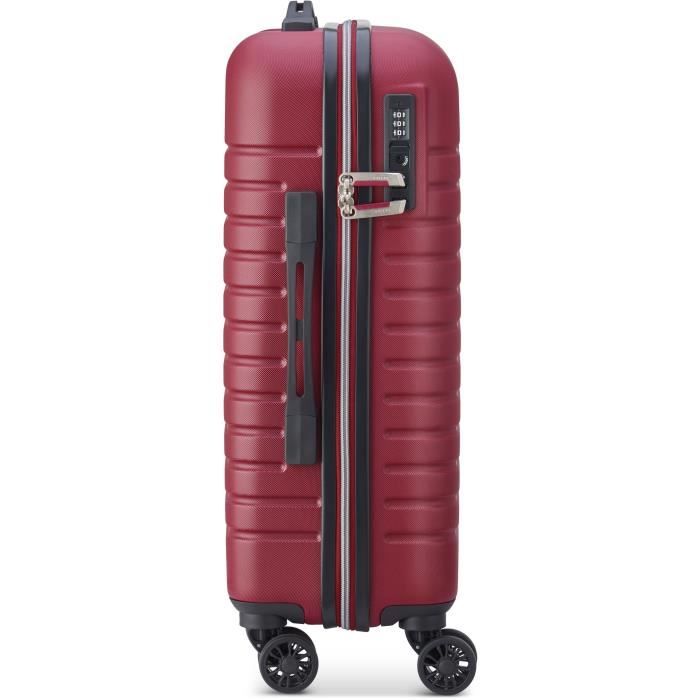 DELSEY Valise Cabine Iroise Trolley Slim 55 cm Rouge