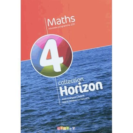 Maths Horizon 4e - Cdiscount Librairie
