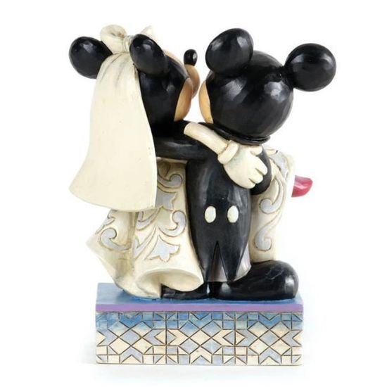 Figurine Mariage - Disney - Mickey et Minnie - Résine - Peinture - 17 ...